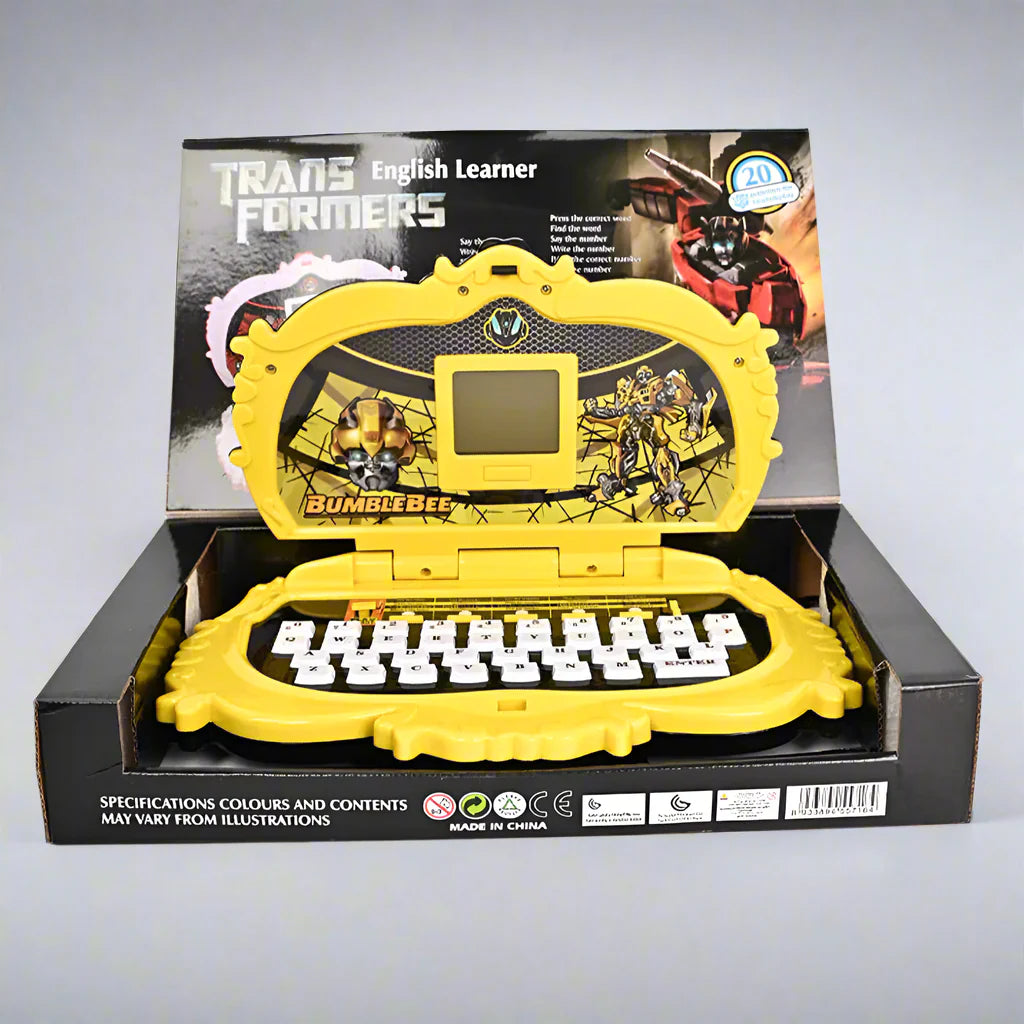Transformers Educational Learning Laptop - Mini Computer with 20 Activ ...